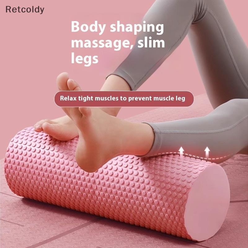 [Retc] Yoga Roller Round EVA Foam Cylinder Roller For Pilates Exercise ...