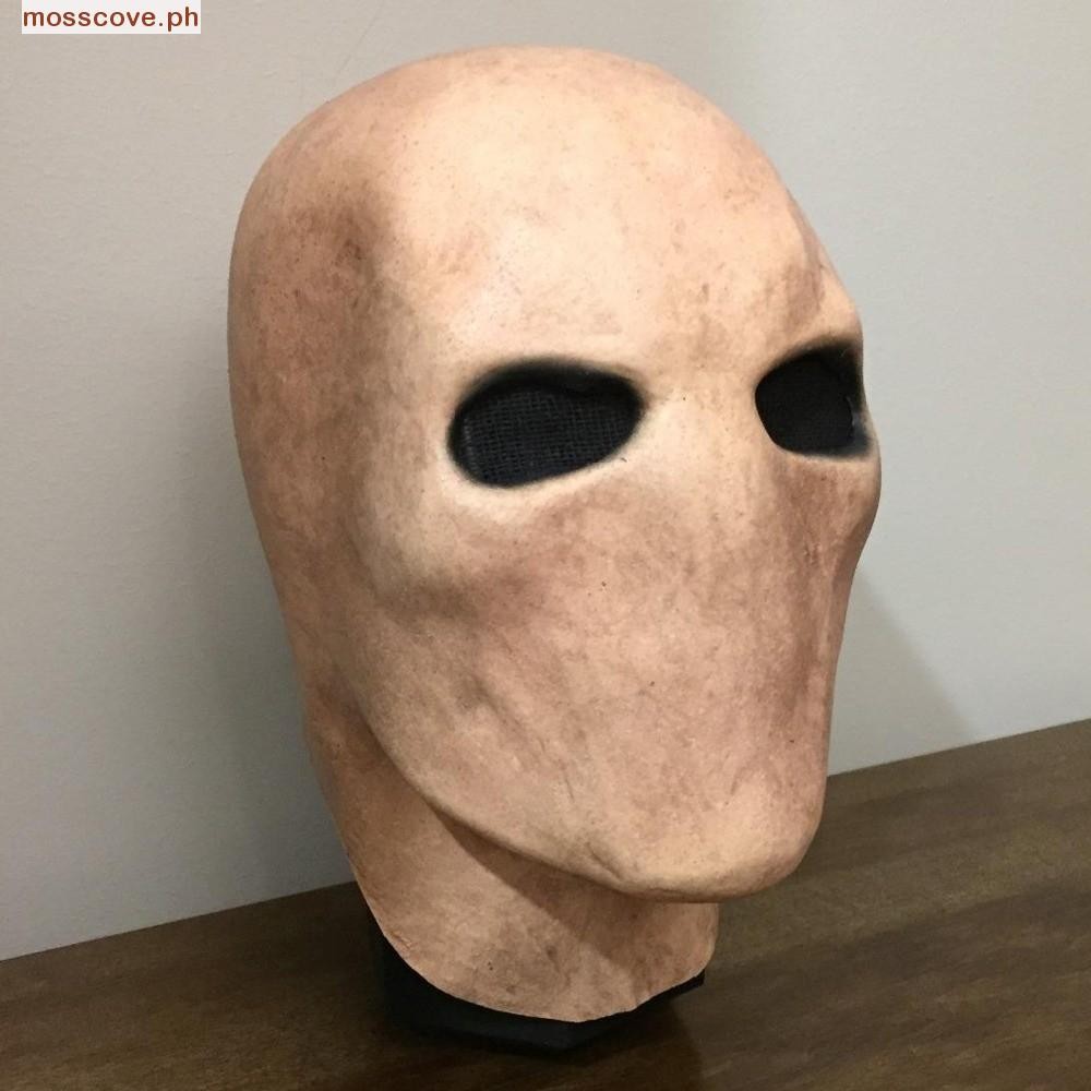 MOSSCOVE Halloween Slenderman Mask, Faceless Man Dress Up Alien Skull ...