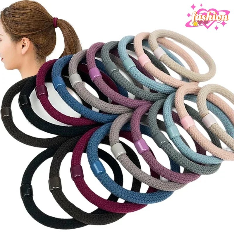 Colorful Elastic Hair Band - Elastic Rubber Bands Ropes - Hair Bands ...