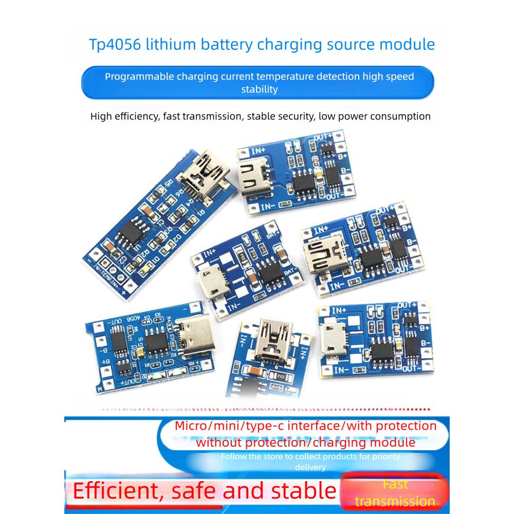 TP4056 Charging Source Module Board 18650 1A Lithium Battery with ...