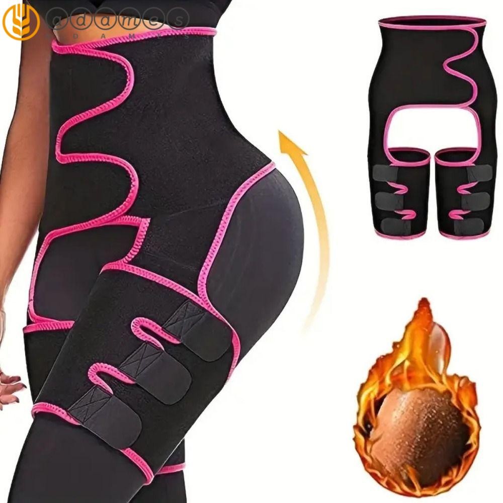 ADAMES Tummy Control Shapewear, 3 In 1 Breathable Fat Burning Compress ...