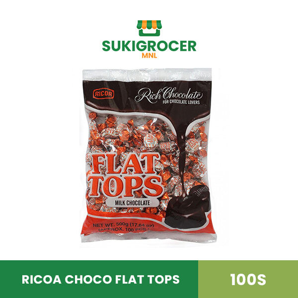 Ricoa Choco Flat Tops 100's | Shopee Philippines