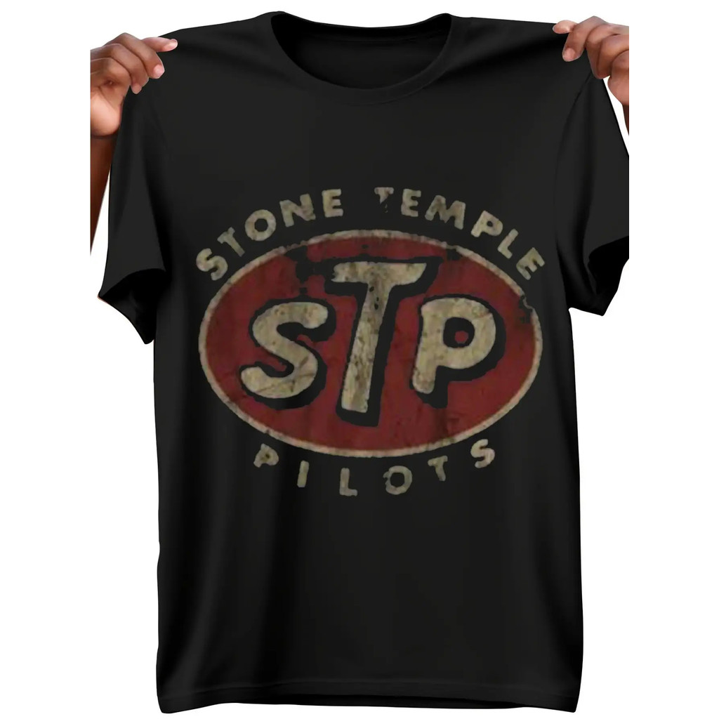180g 100% Cotton Men's T-Shirt - Vintage STP Stone Temple Pilot Graphic Print, Retro Casual ...