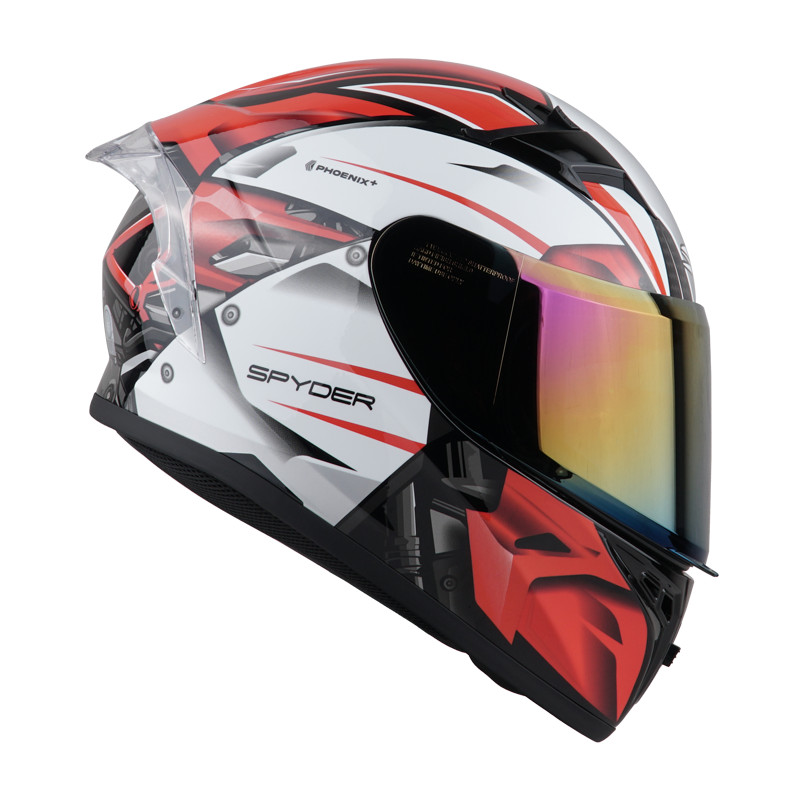 Spyder Phoenix + G S2 - STRADA NPR Full Face Helmet (FREE Clear Visor ...