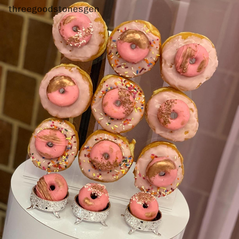 TGS Donut Wall Display Donut stand for Parties Clear Acrylic Doughnut ...
