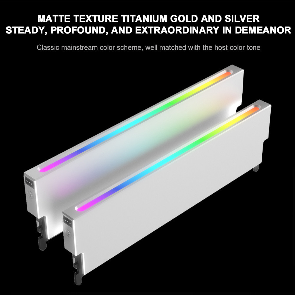 Desktop Computer RAM Heatsink 5V 3PIN ARGB Sync DDR3 DDR4 DDR5 Memory Cooler [highways.ph ...