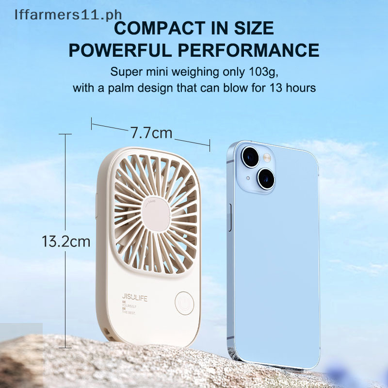 Iffarmers USB Mini Fan Portable Pocket Fan Air Cooler Handheld Desktop ...