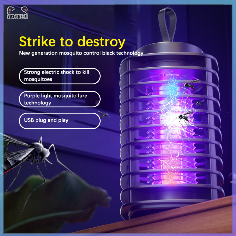 Asegreen Outdoor Electronic Mosquito Lamp Fly Insect Trap For Patio ...