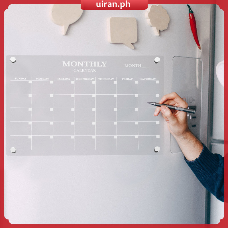 Eraser Magnetic Attraction Plate Fridge Board Clear Acrylic Dry List ...