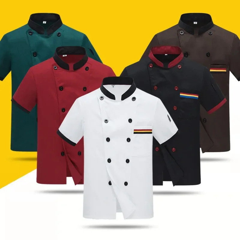 Professional Short Sleeve Chef Jacket for Food Service Industry ...