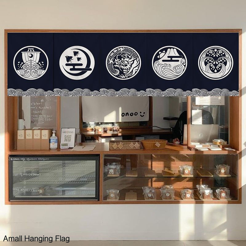 Japanese Banner Noren Sushi Restaurant Door Decoration Hanging Curtain ...