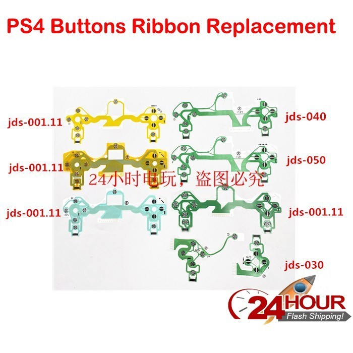 PS5 PS4 Dual Shock 4 DS4 DS5 Replacement Buttons Ribbon Circuit Board ...