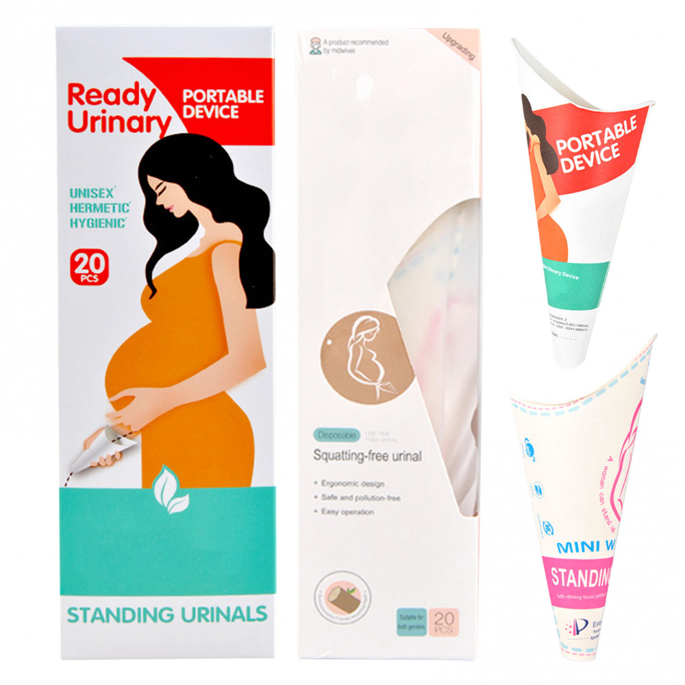 YL 20Pcs Disposable Female Urination Device, Portable Girl Urinal ...