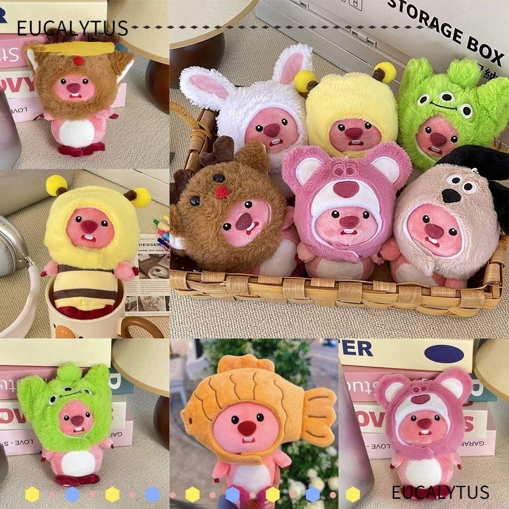 EUTUS Loopy Doll Plush Toy, Taiyaki Strawberry Bear Bee Bag Pendant ...