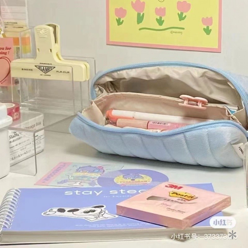 Cloud Bread Pencil Case Good-looking Large Capacity Simple Niche ...