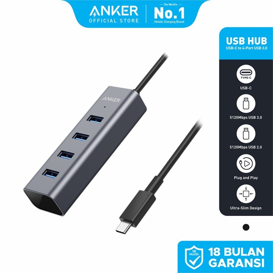 Anker Hub Usb-C Hub Anker to 4-Port Usb 3.0 - A8305 | Shopee Philippines