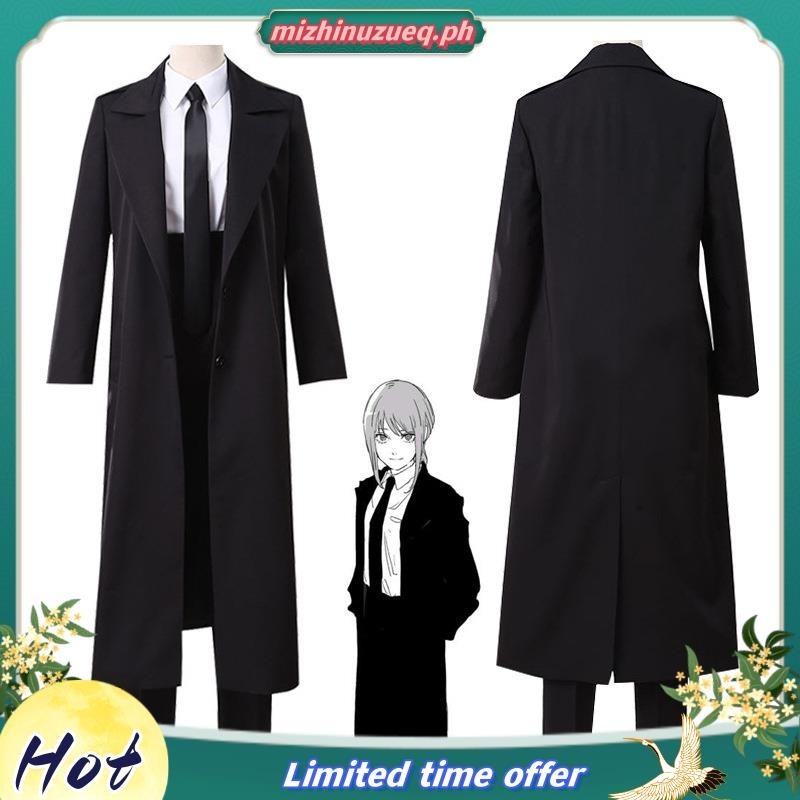 Anime Chainsaw Makima Uniform Suit Cosplay Costume Trench Coat Cosplay ...