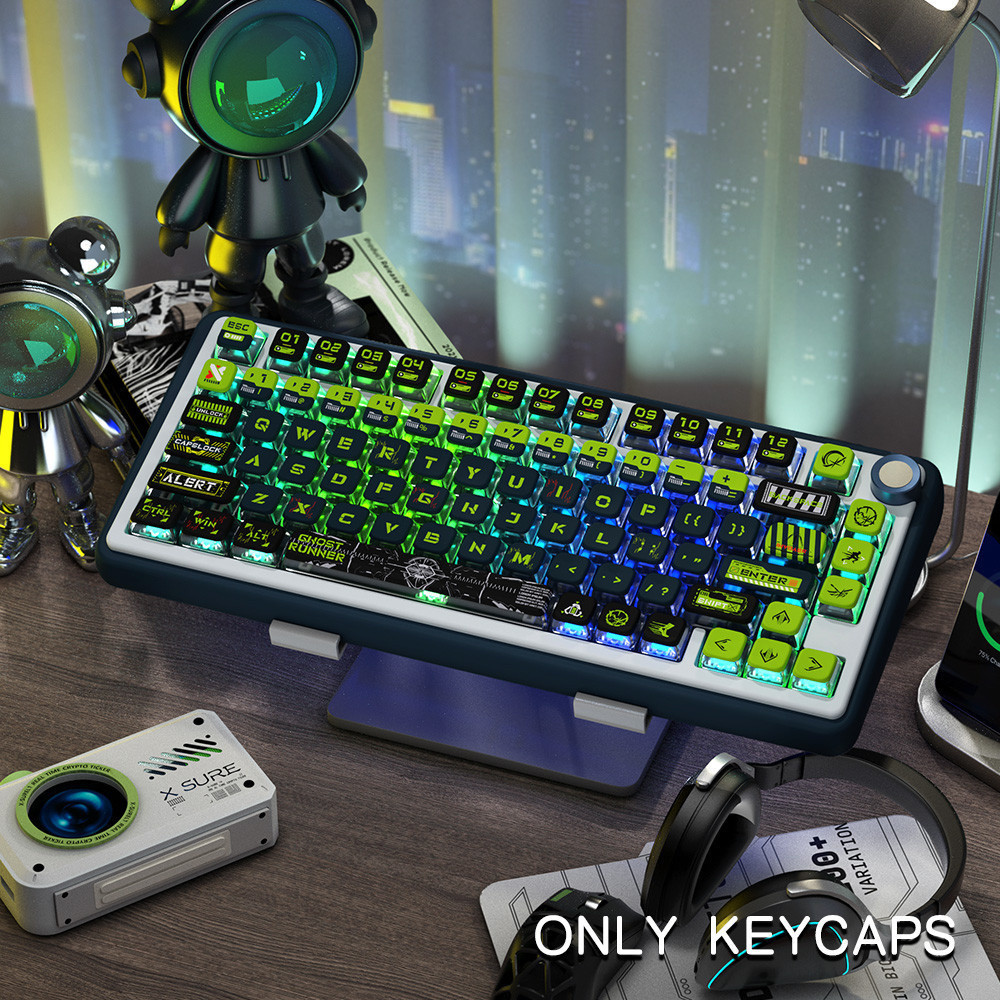 Ghostrunner Four Sided Shine Through Crystal Keycap MSA Profile ...