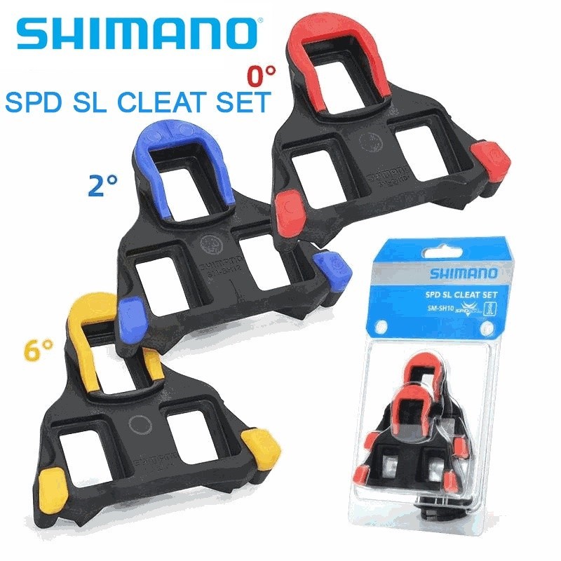 SHIMANO SPD SL Cleat Set SH10 SH11 SH12 Road Bike Bicycle Plate Float Pedals Attachment | Shopee ...