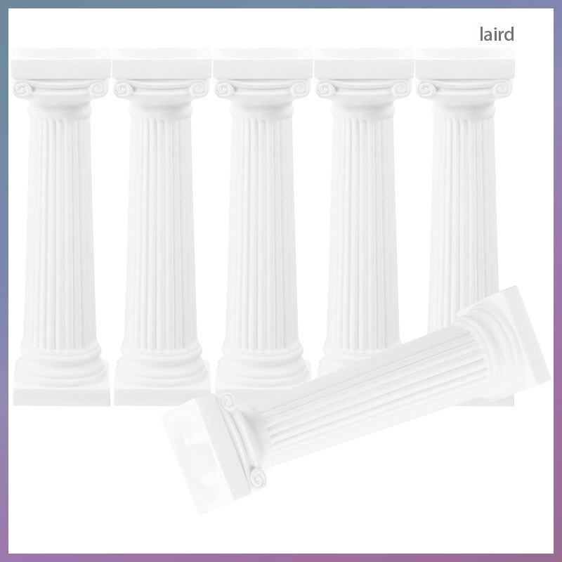 8 Pcs Greek Column Statue Mini Roman Decoration Sand Table Pillar Photo ...