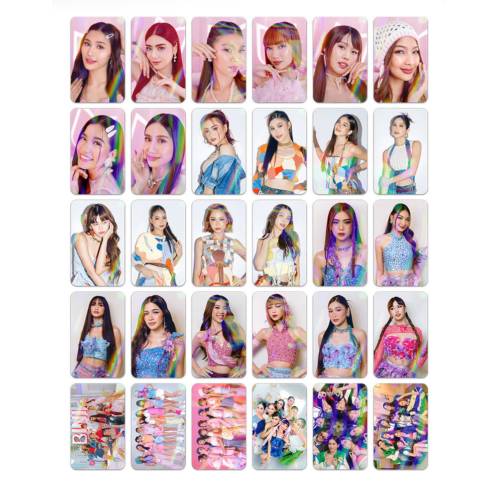 BINI Photocards Biniverse CHERRY ON TOP Laser Hologram Lomo Cards Aiah ...
