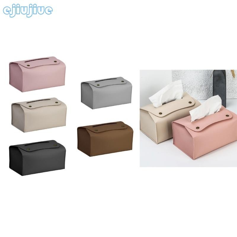 cc Waterproof Tissue Box Tissues Container PU Leather Paper Towel ...