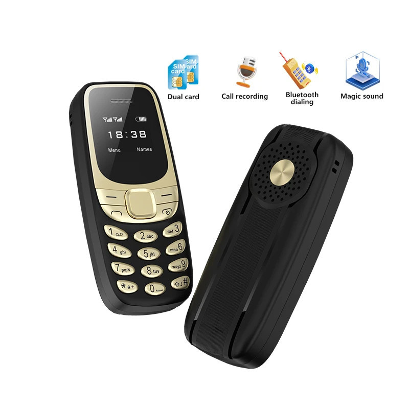 BM35 Mini Mobile Phone 2G GSM Wireless Dialer Dual SIM Magic Voice ...