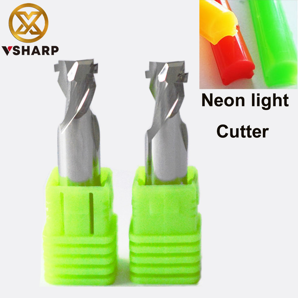 Advertising Mini Neon Slot Milling Cutter with Adhesive Strip Luminous ...