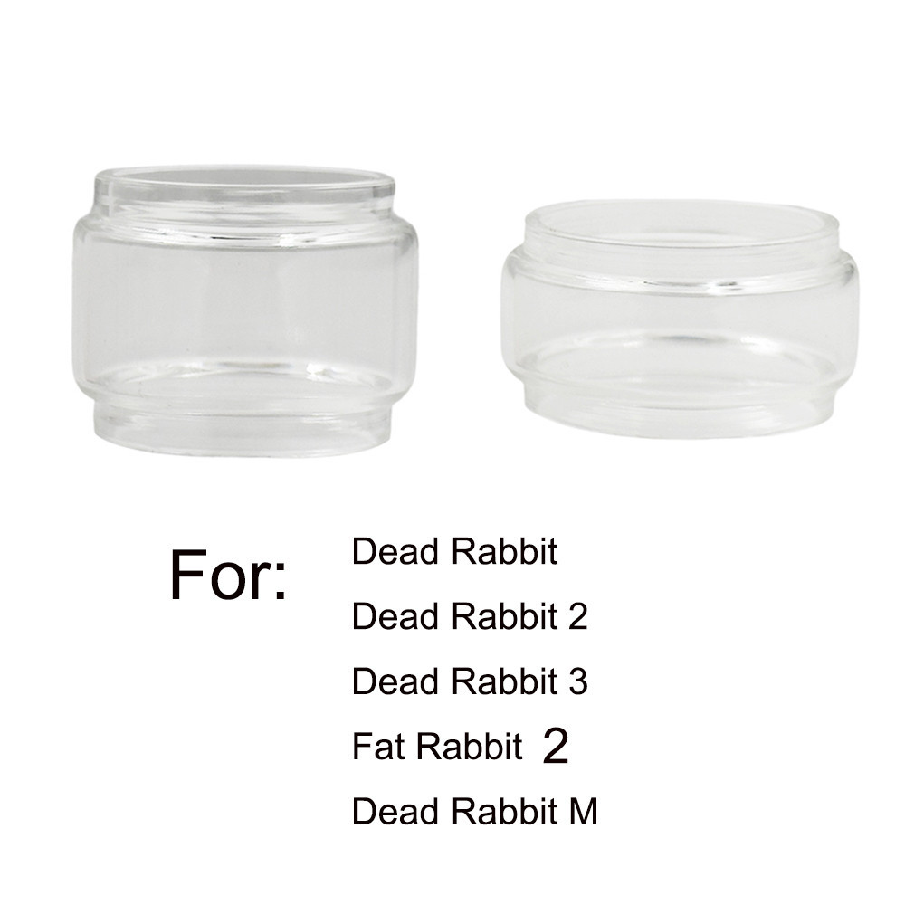 Replacement Bubble Glass for 4.5ml Dead Rabbit V1 V2 V3 M Fat Rabbit 2 ...