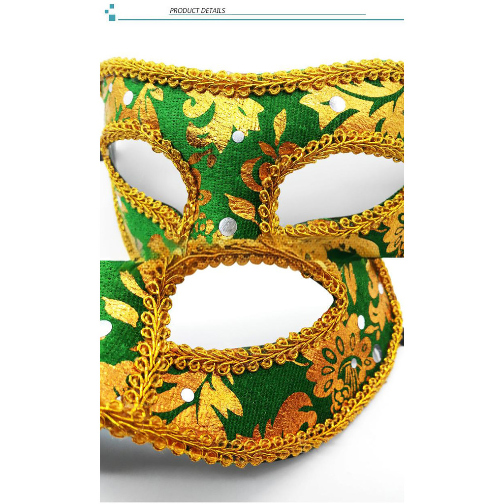 Men Mardi Gras Carnival Mask Venetian Masks Vintage Antique Jazz Masks ...