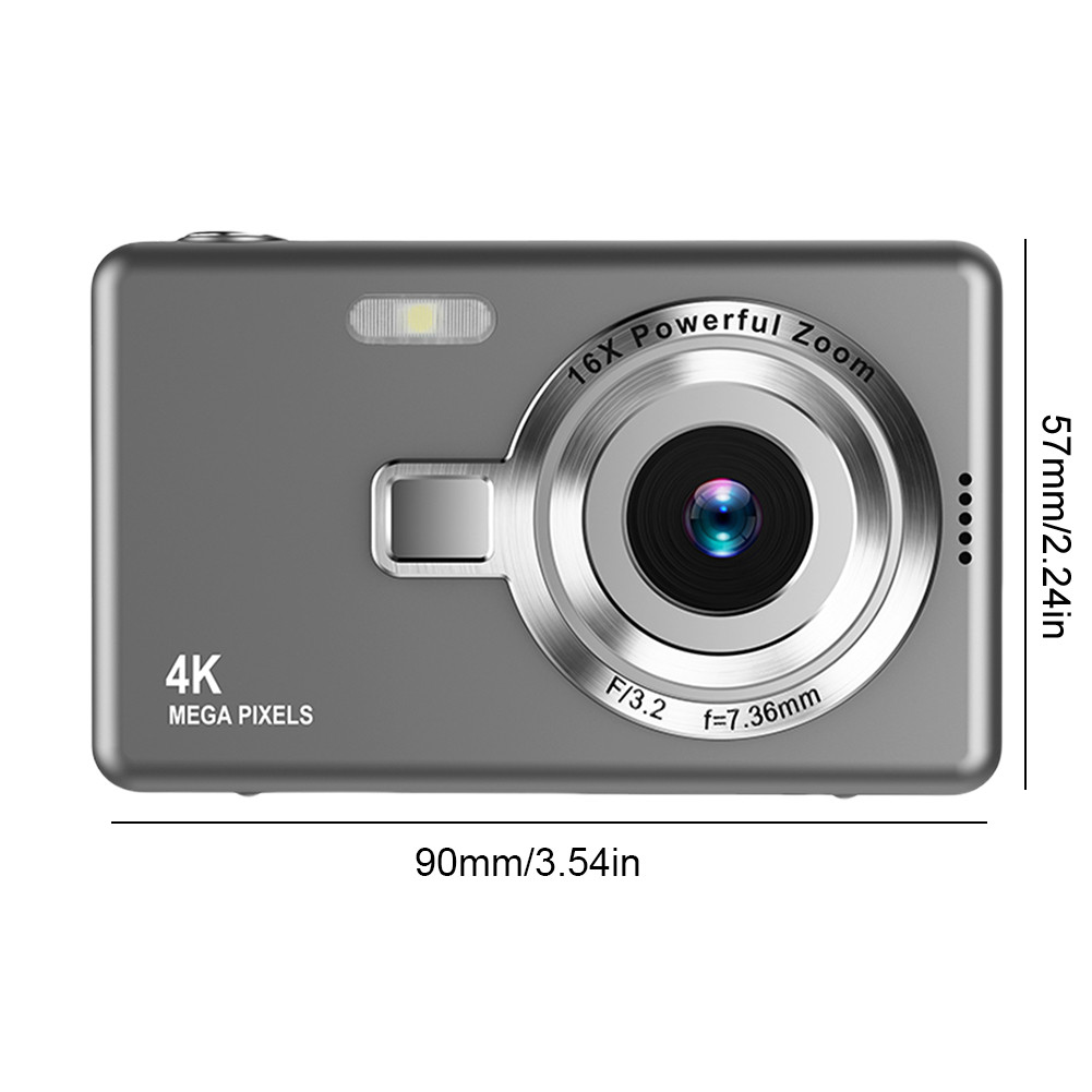 4K HD 1080P Digital Camera 16X Zoom Autofocus Vlogging Camera ...