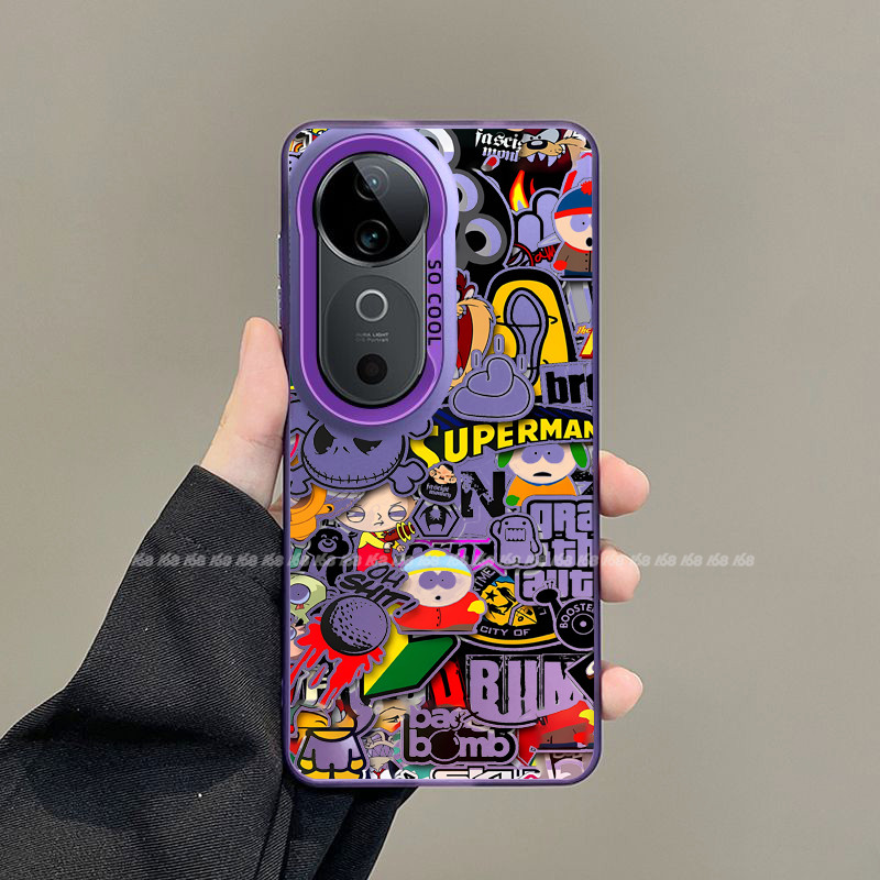 Vivo V40 Case Vivo V40 Pro Anime Case Bapesta Trendy brand Shockproof ...