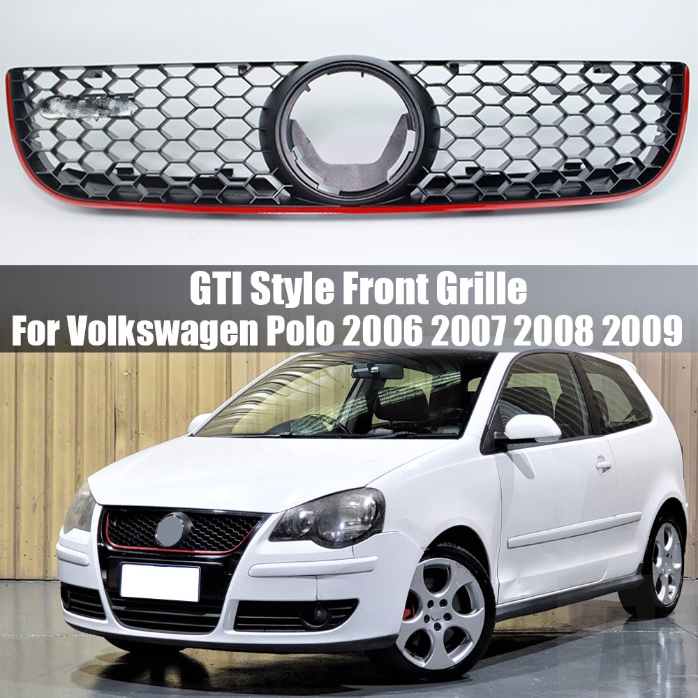GTI Style Honeycomb Mesh Car Front Bumper Radiator Grille For ...