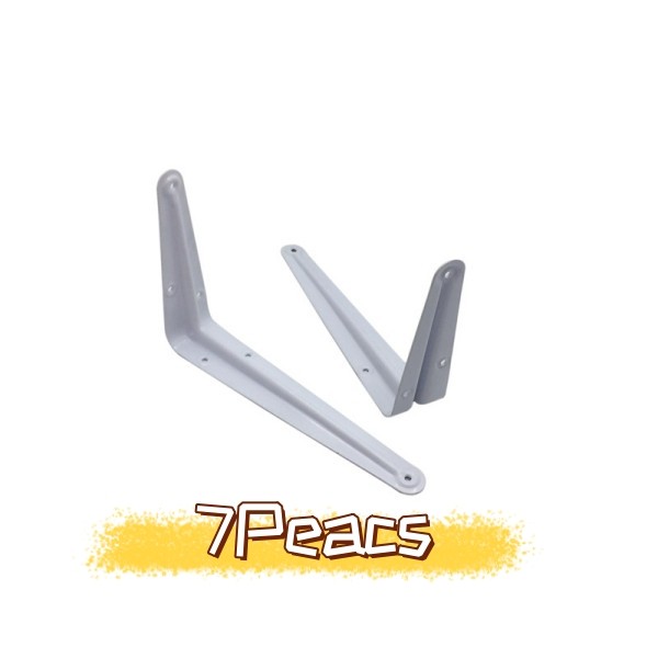 7Paces No Screws Included L-Shape Wall Shelf Bracket Hanging Wall ...