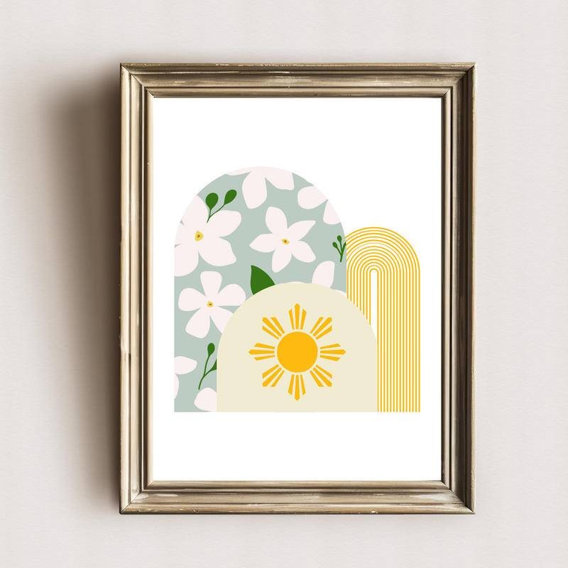 filipino wall art filipino sun sampaguita national flower philippines ...