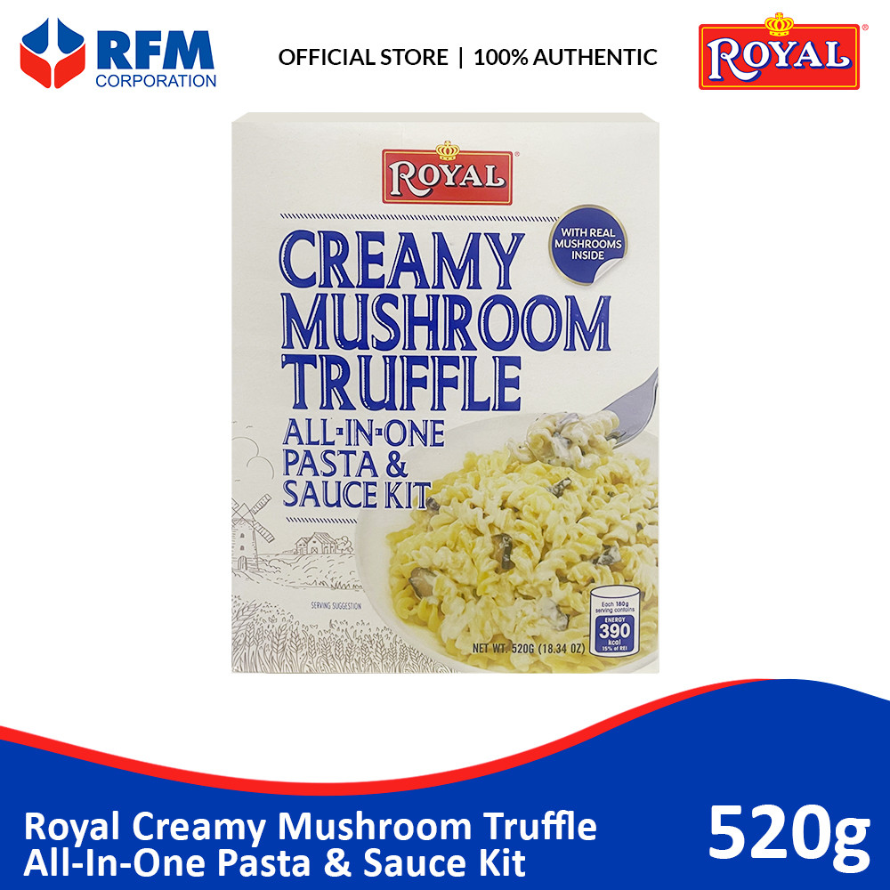 Royal Creamy Mushroom Truffle Pasta 520g (All-in-One Pasta Sauce Kit ...