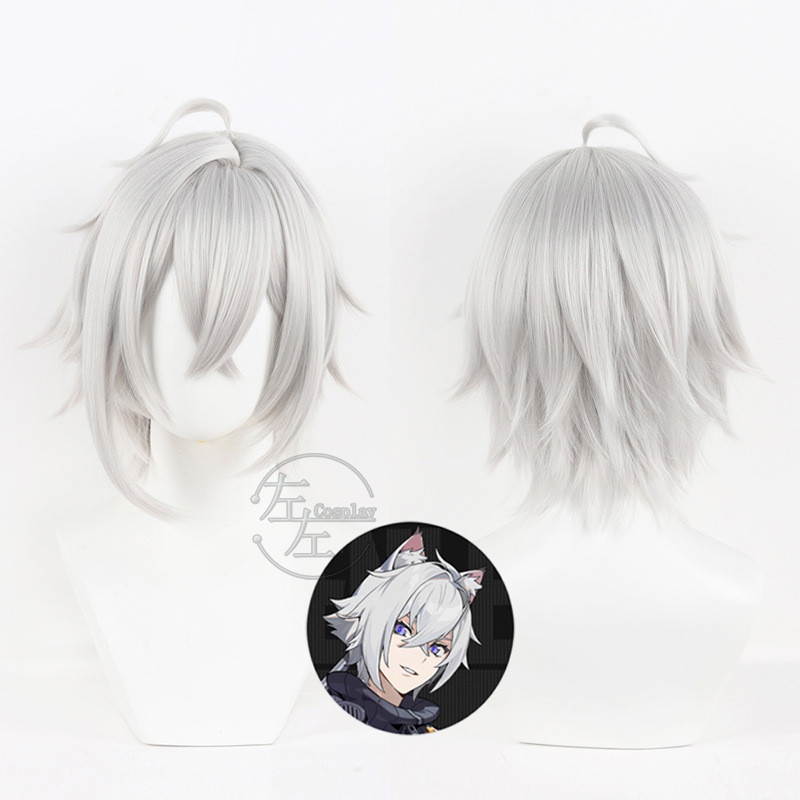 ZZZ Seth Lowell Cosplay Wig Zenless Zone Zero Short Heat Resistant ...