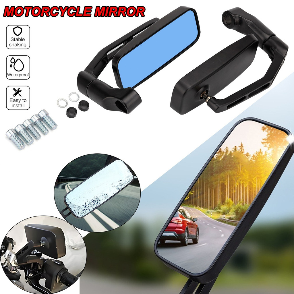 Universal Motorcycle Rear View Side Mirror Rear Mirror Rearview Mirror ...