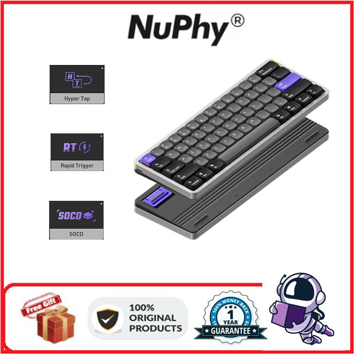 NuPhy Air60 HE Customized keyboard with wired magnetic switch | Shopee ...