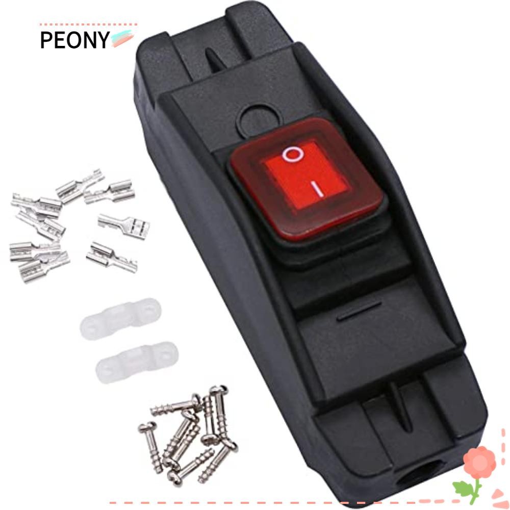 PEONY Inline Cord Switch, Waterproof 4 Pin ON Switch, Heavy Duty High ...