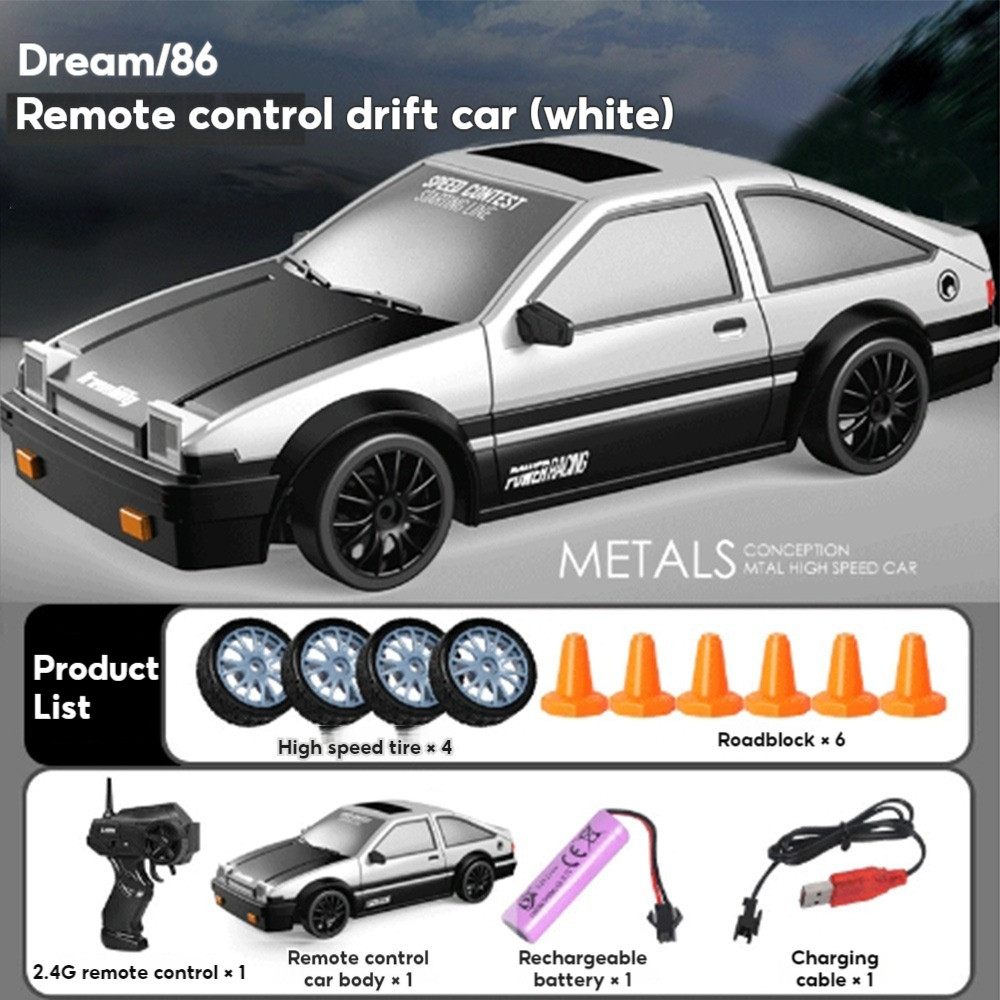1:24 AE86 RC Drift 4WD RC Car Racing Car GTR Honda Subaru Bugatti ...