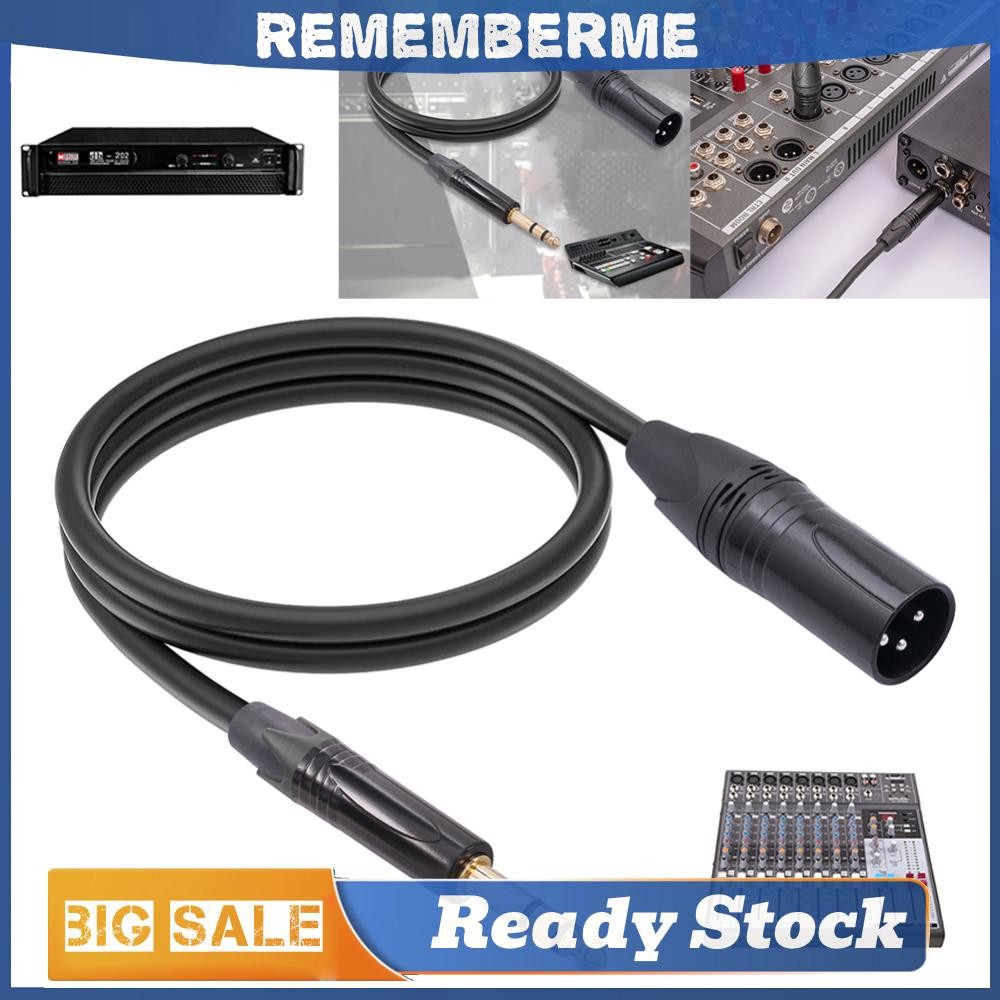 6.35mm TRS To XLR Jack Audio Cable TRS To 3 PIN XLR Balanced Interface ...