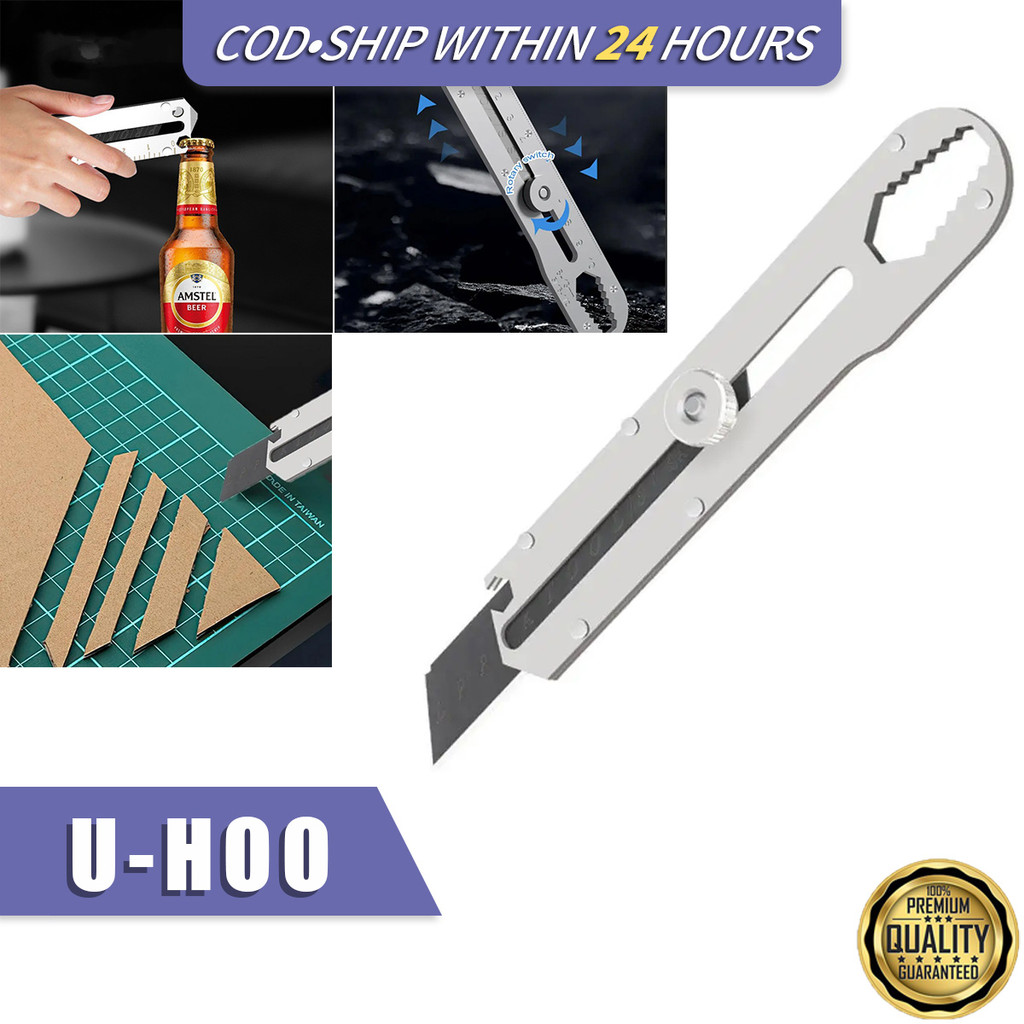 Utility Cutter Retractable Cutter Stainless Cutter Multifunctional ...