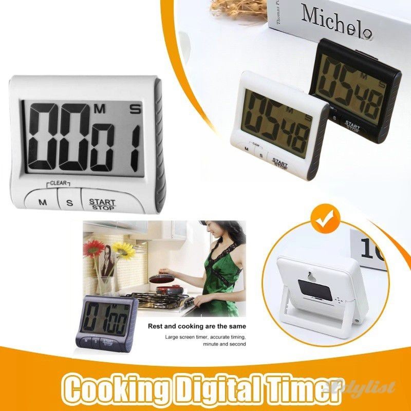 Portable Digital Countdown Timer Clock With Strong Magnet Back Stand ...