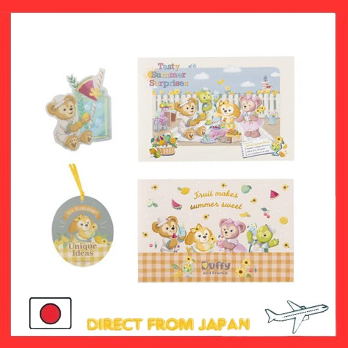 Duffy & Friends Postcard & Bookmarker Tasty Summer Surprise 2022 [Tokyo ...