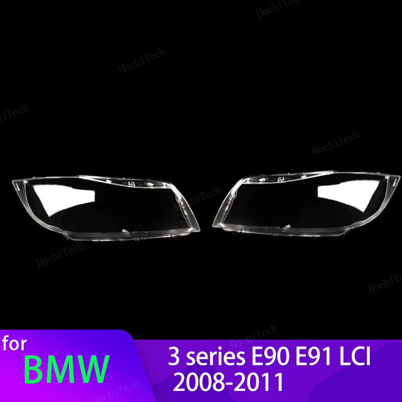 Head Lights Cover For BMW 3 Series E90 E91 LCI facelift 2008-11 ...