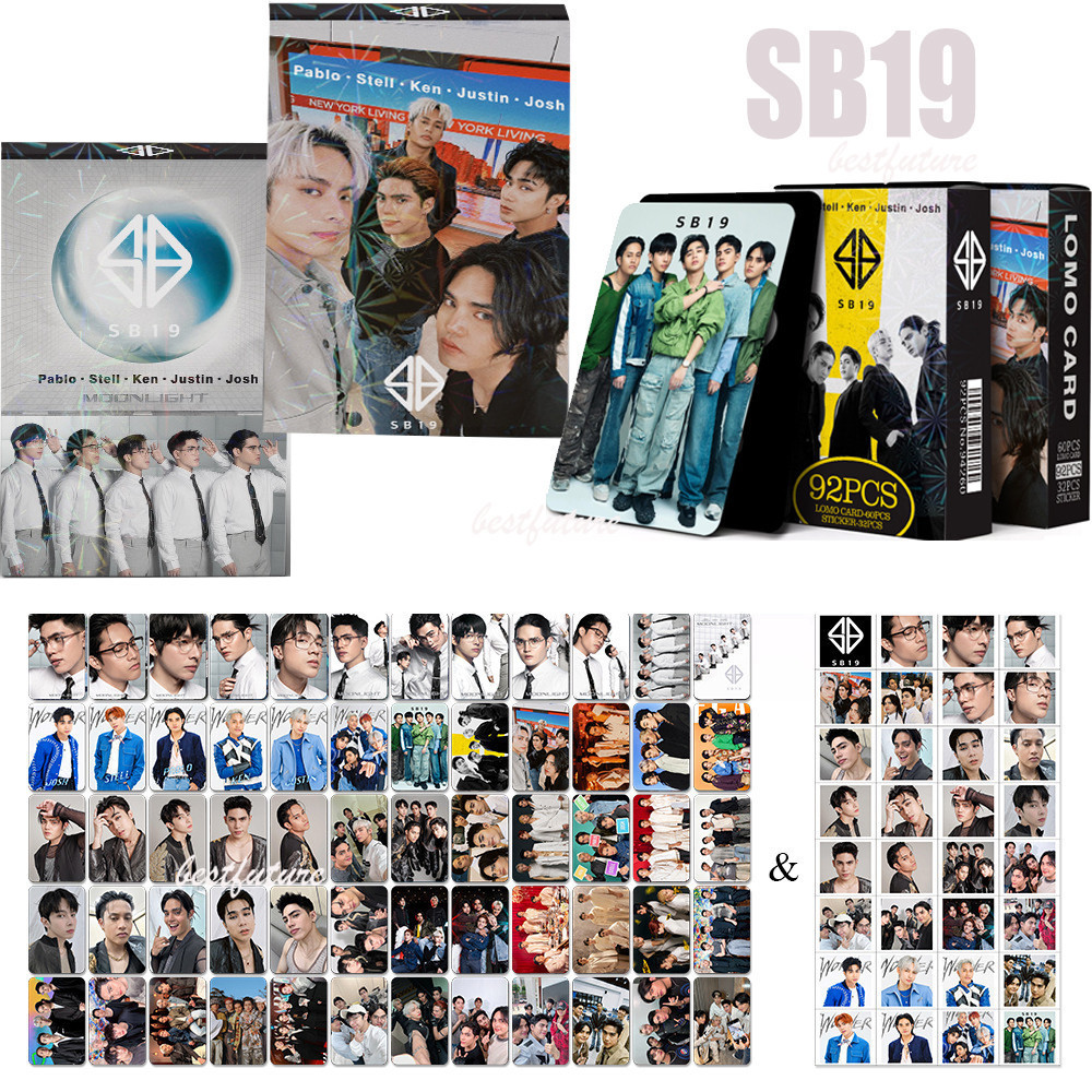 92PCS SB19 Photocard Pablo Josh Stell Ken Justin Photocards Card Double-sided Lomo Card | Shopee ...