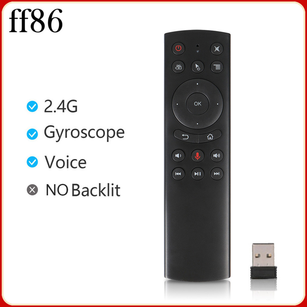 1/2/3 Voice Remote Control Wireless Gyroscope Gaming Controller with ...