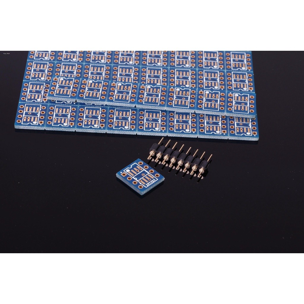 SOP-8 to DIP-8 op amp adapter board SMD to in-line double-sided ...