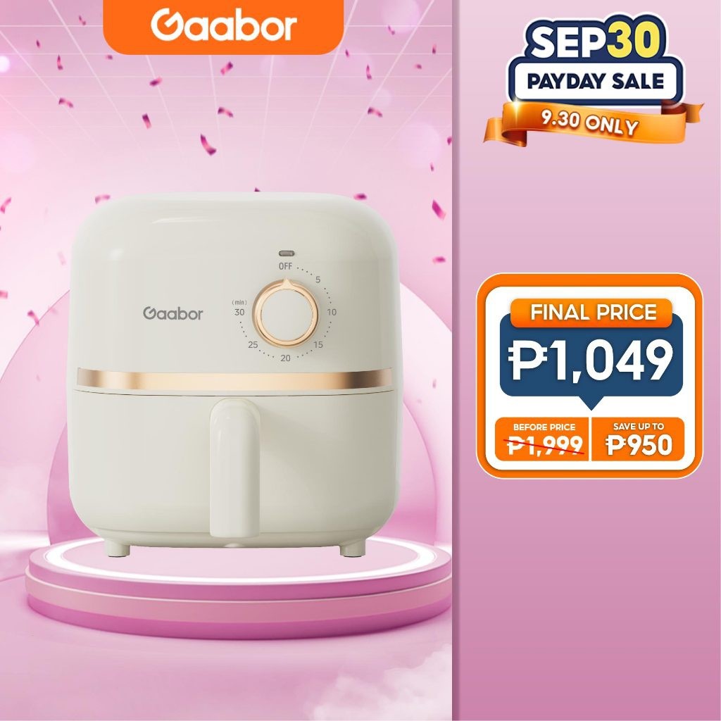 Gaabor Air Fryer Premium Portable Multi-Functional High Power Dorm ...